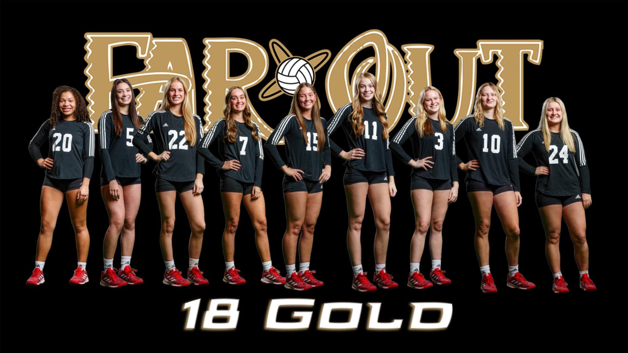 18 Gold - FaR Out Volleyball